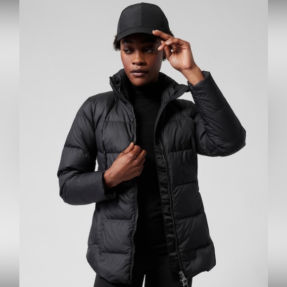 Athleta | Jackets & Coats | Athleta Downtown Jacket Black 599479 | Poshmark